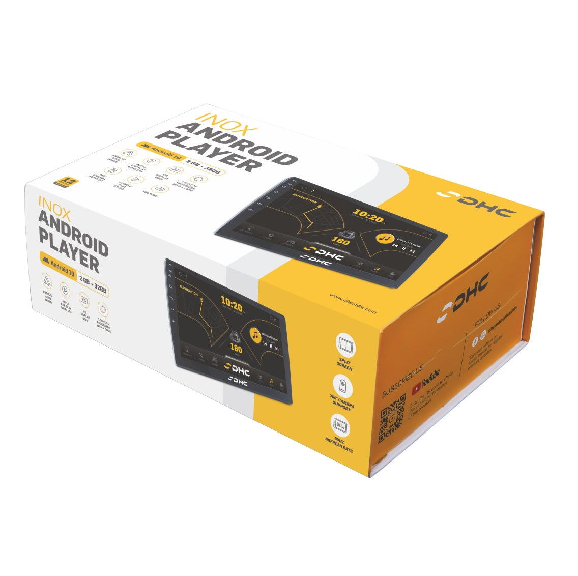 DHC INOX 9 & 10" Digital Multimedia Player | Wireless Android Auto & C ...